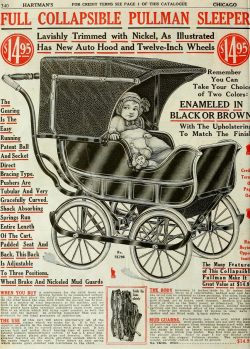 See how different antique baby carriages & old-fashioned strollers used ...