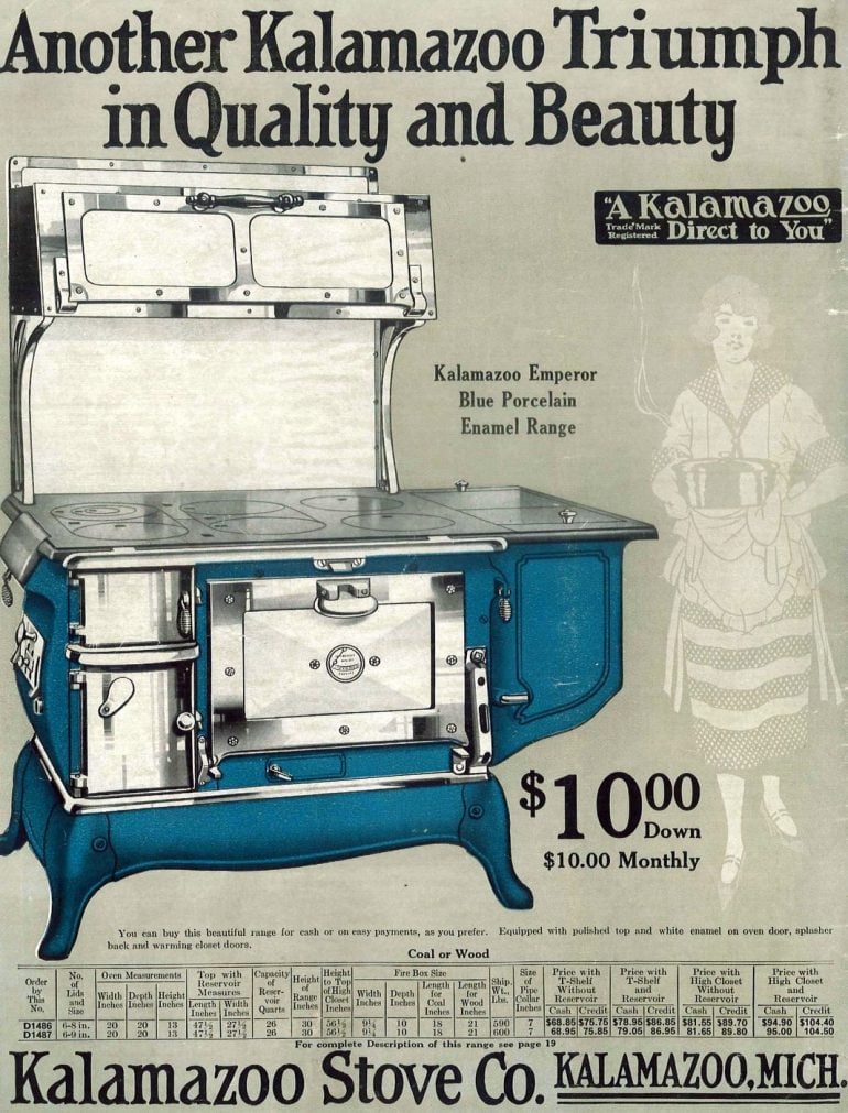 Can you imagine cooking on one of these gorgeous antique kitchen ranges ...