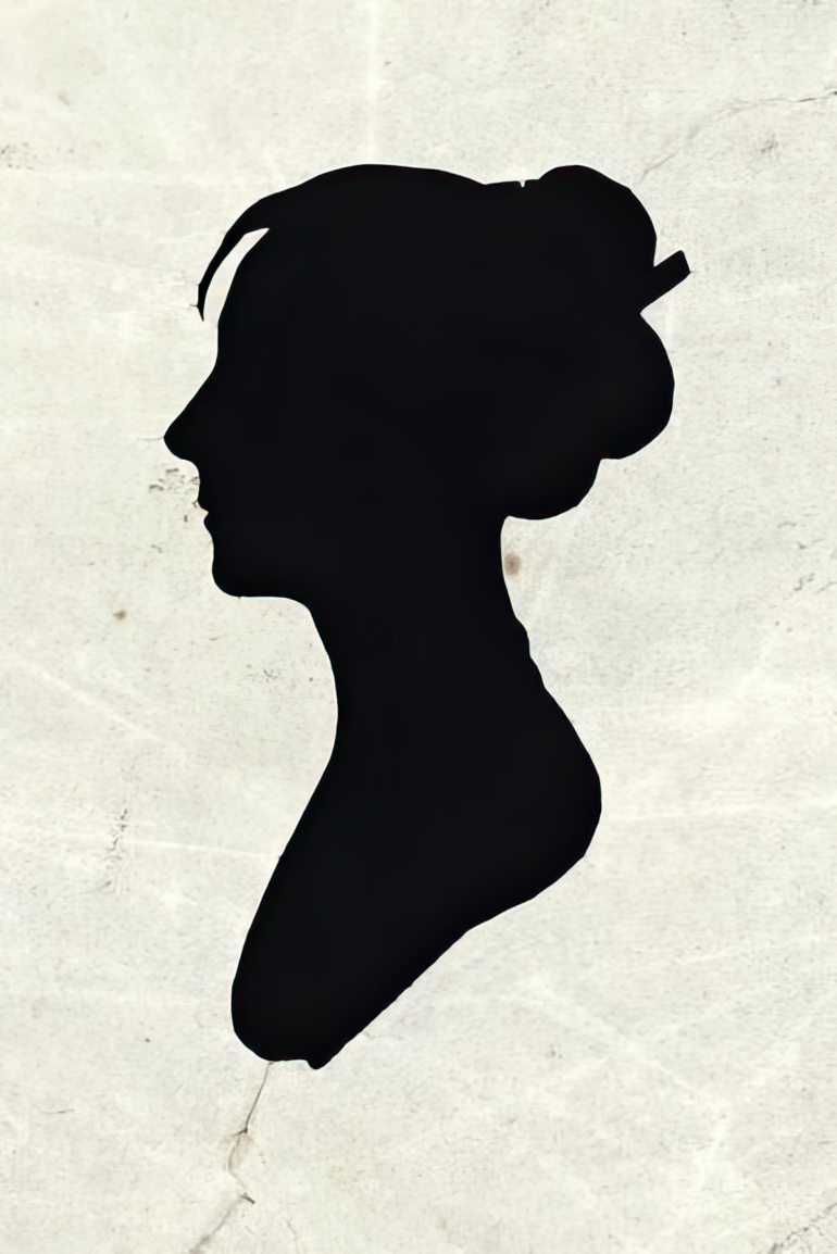 Antique bust silhouettes: Before photography, artists created portraits ...