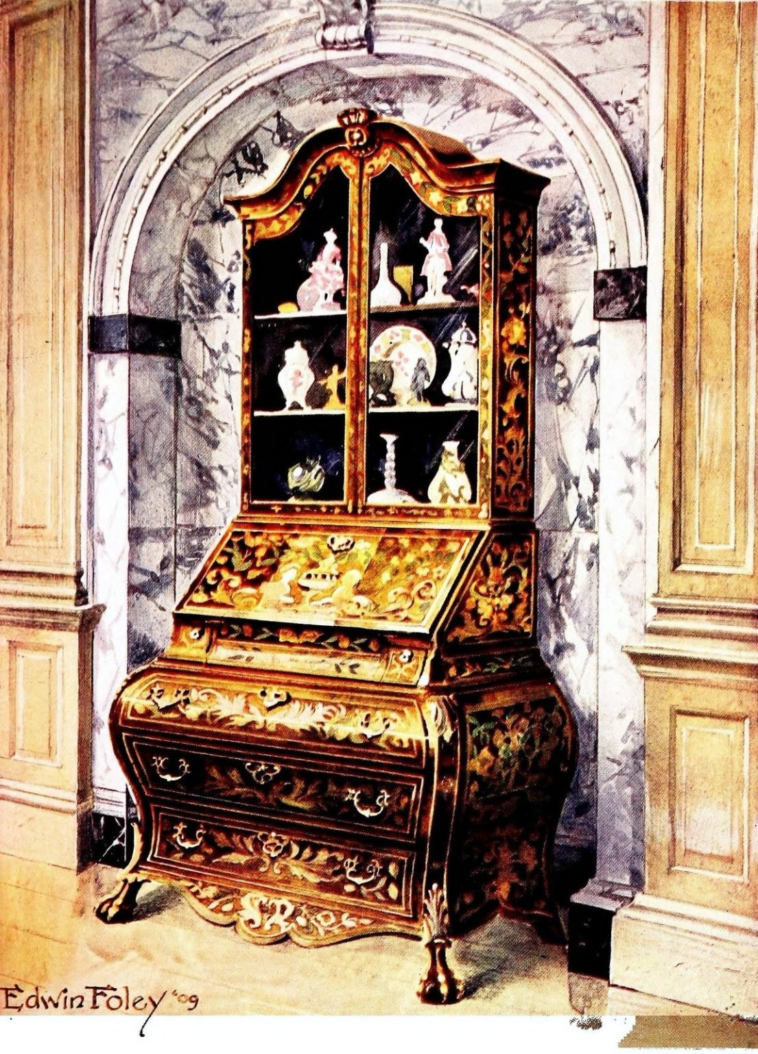 Antique secretary desks: See 30 examples of fancy & functional ...