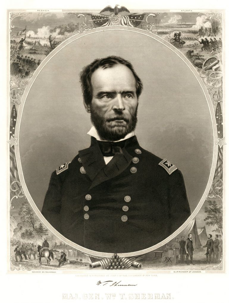 How famed Civil War General William Tecumseh Sherman was remembered ...