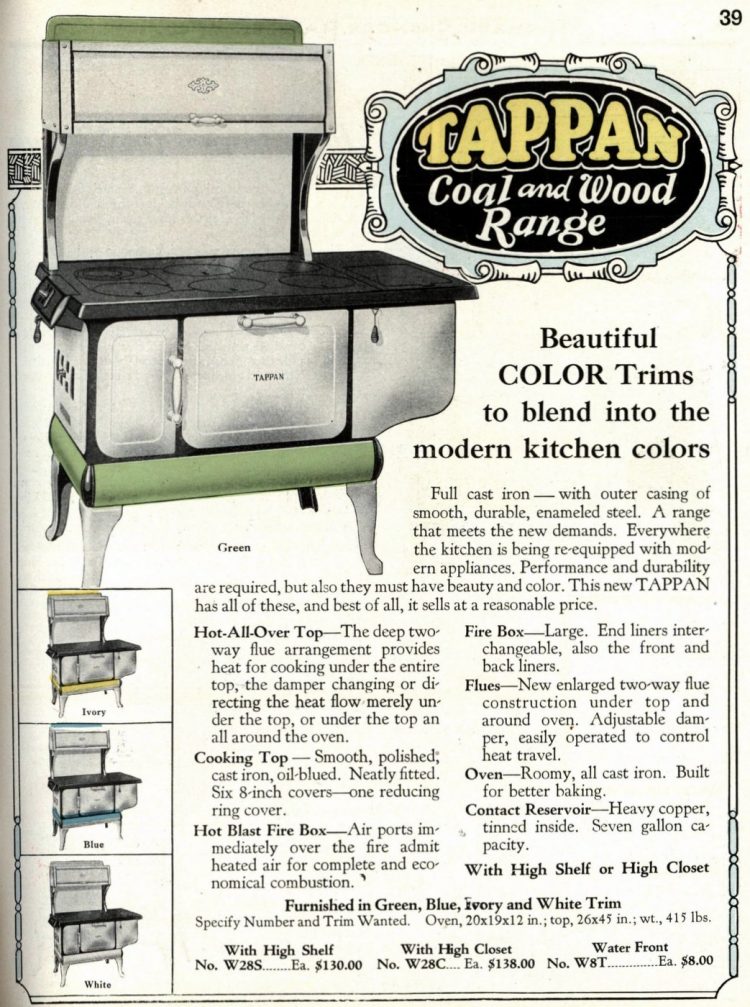 Can you imagine cooking on one of these gorgeous antique kitchen ranges ...