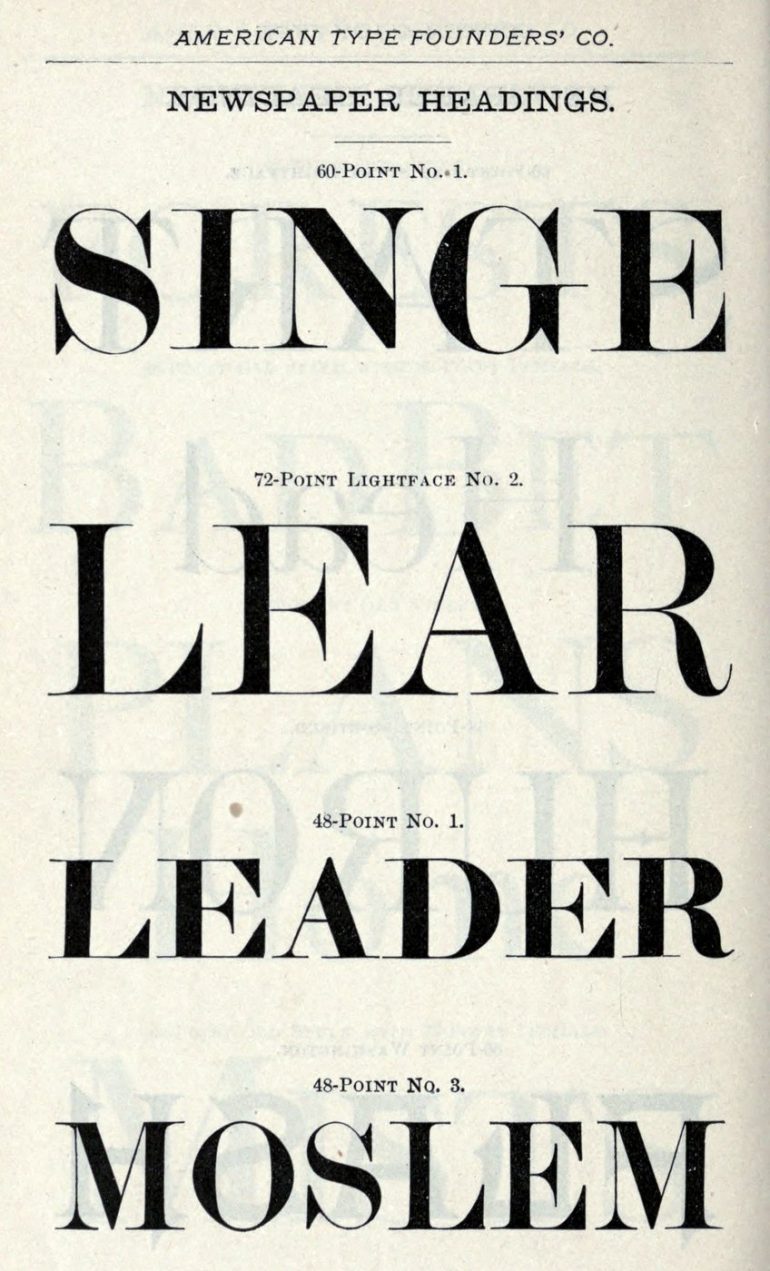 Like old-fashioned fonts: See dozens of vintage typefaces - Click Americana