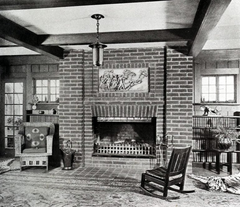 30 fantastic & timeless vintage fireplaces from the first half of the ...