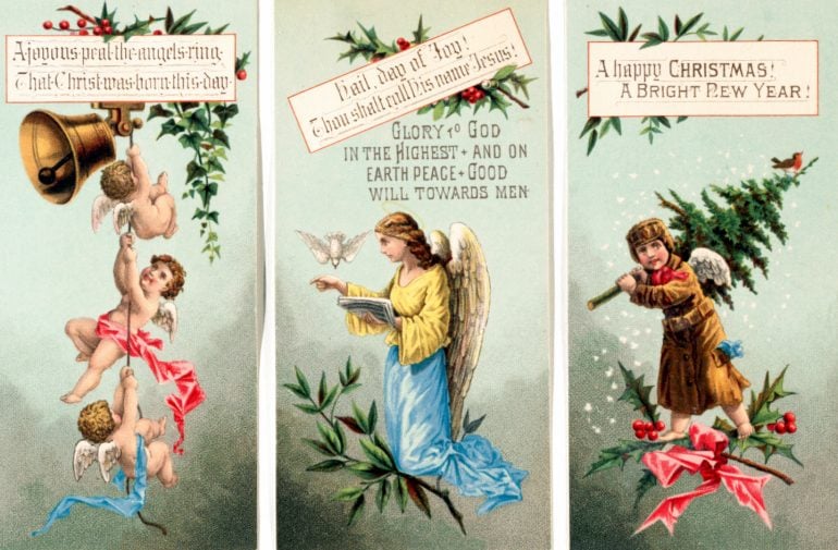 150 Victorian Christmas cards: Antique holiday greetings from the 1800s ...