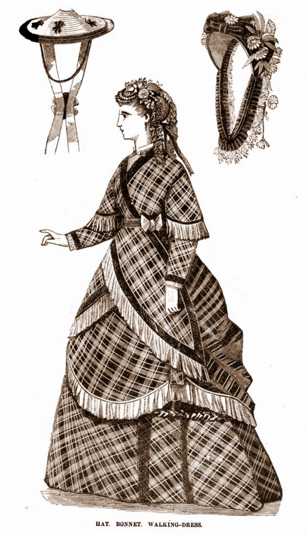 See 12 antique walking dresses from 1869 - Click Americana