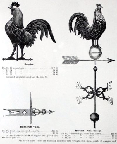 Vintage weathervanes: 60+ examples of early American decorative ...