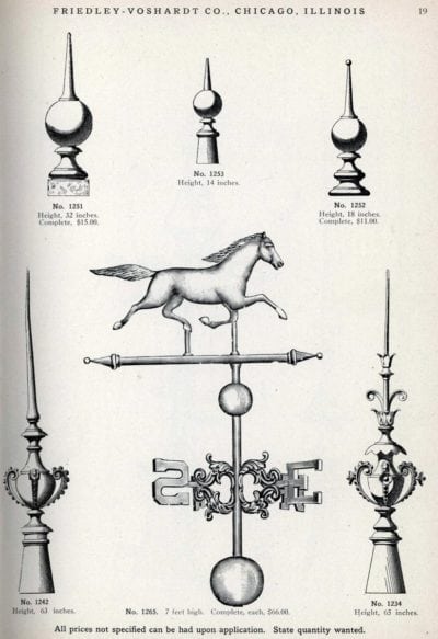 Vintage weathervanes: 60+ examples of early American decorative ...