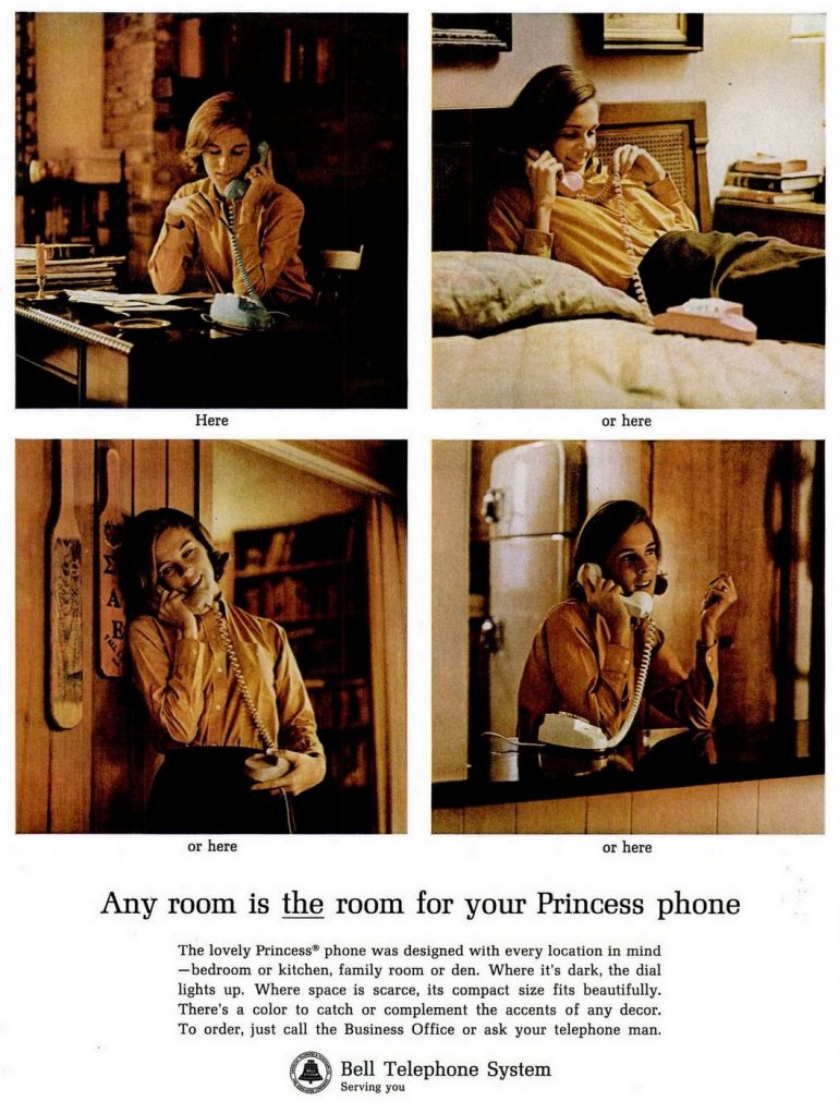 Vintage Princess phones: Remember the colorful telephones with a lit ...