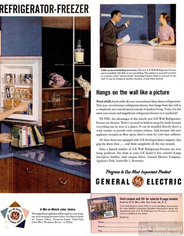 Forget kitchen cabinets - install a wall-mounted refrigerator! (Yes ...