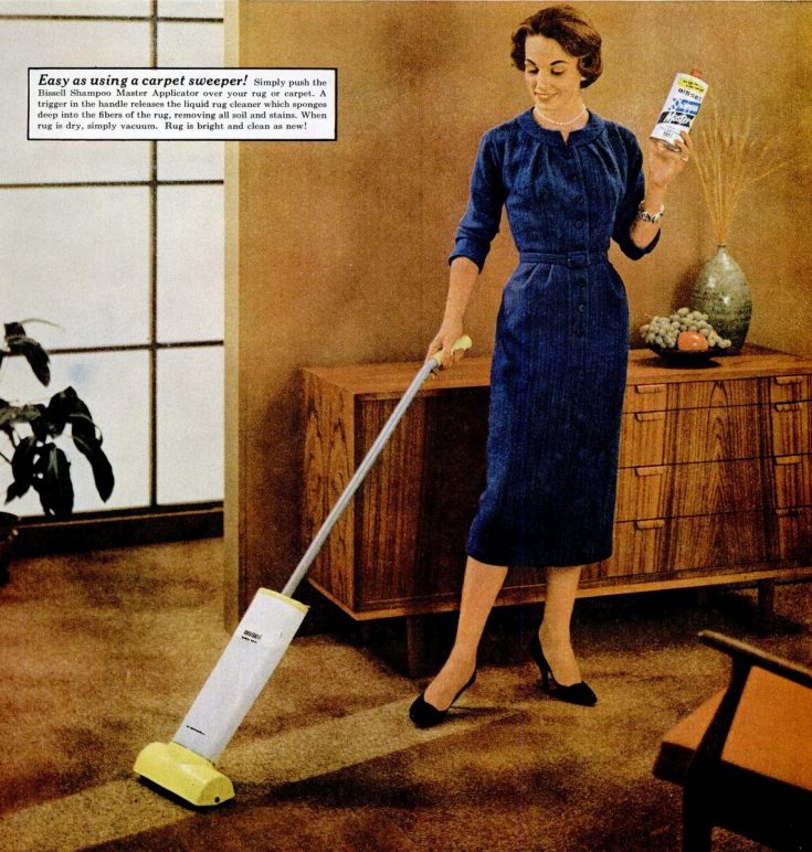 How to be a perfect ’50s housewife: Cleaning your home - Click Americana