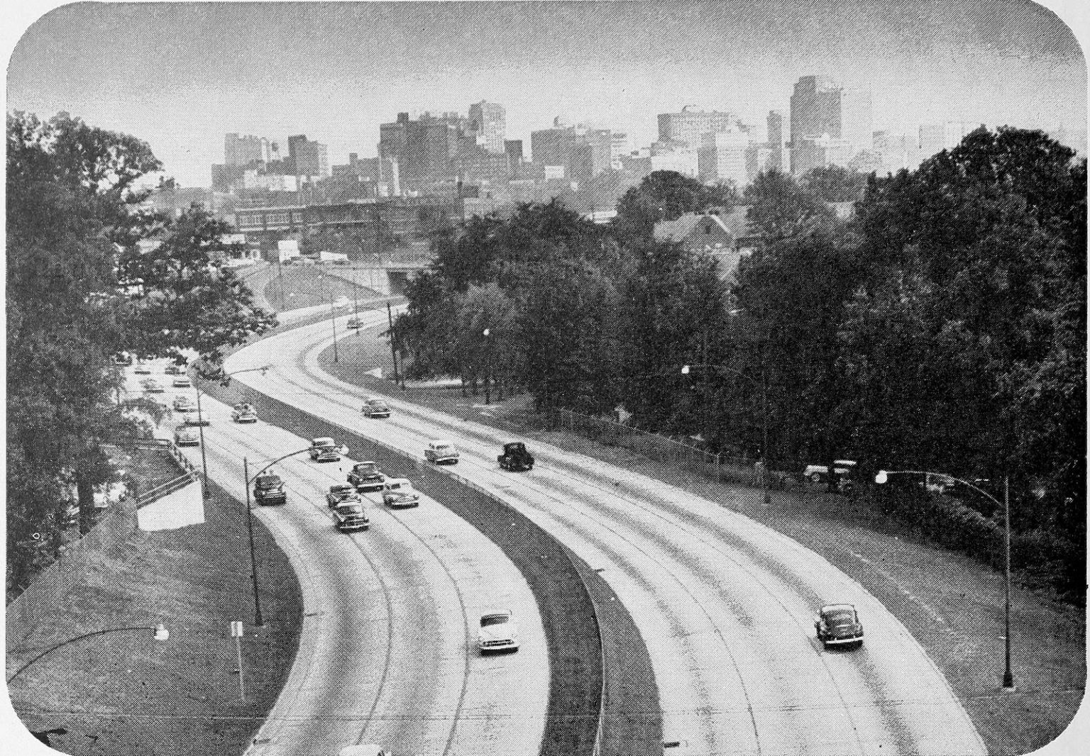 58 vintage city skylines & views from above that capture the urban ...