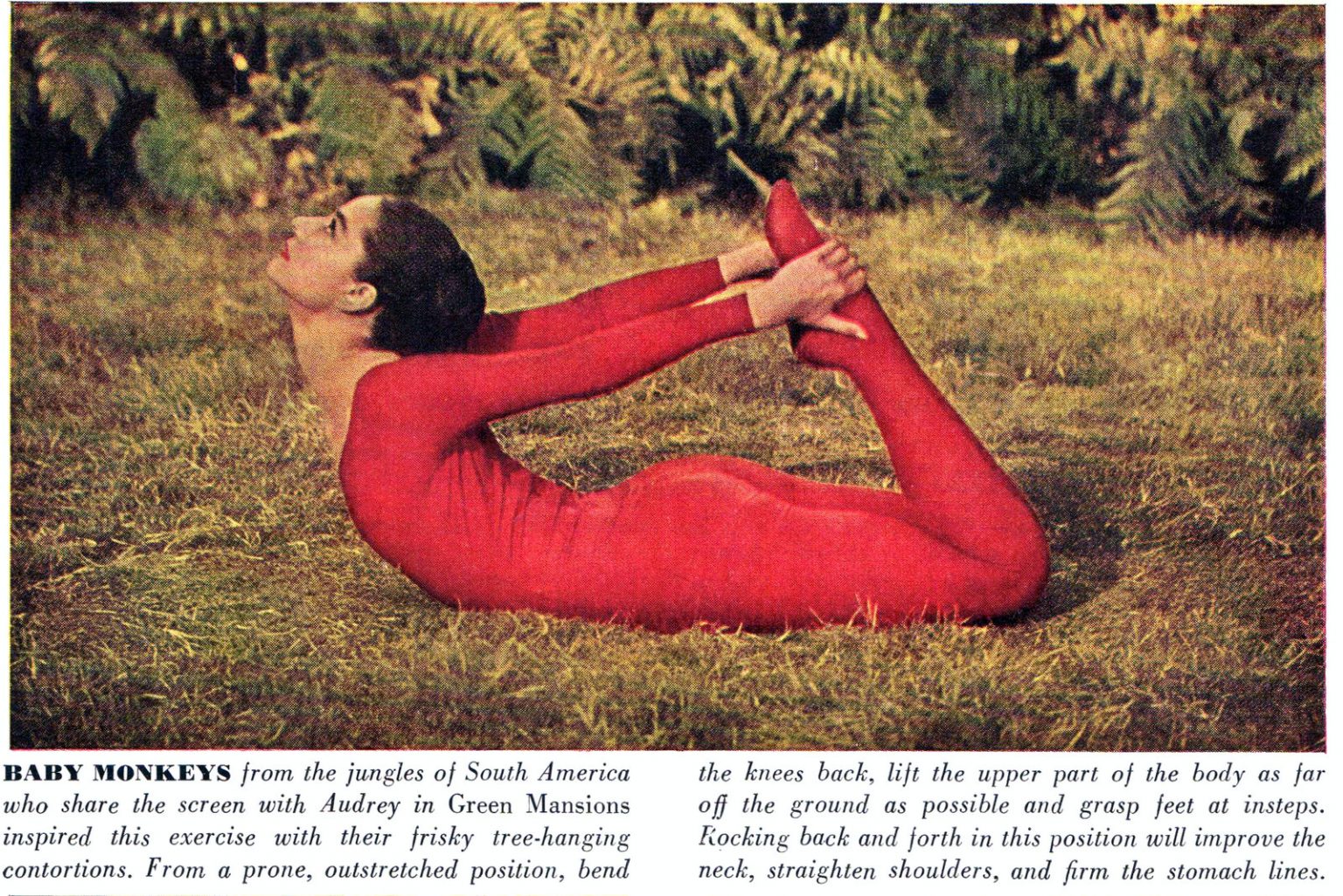 See how Audrey Hepburn demonstrated her favorite animal-inspired yoga ...