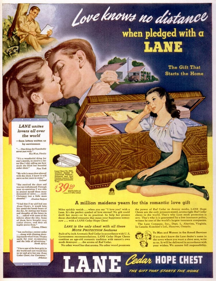 Remember when every girl wanted a Lane hope chest? See 20+ vintage hope ...