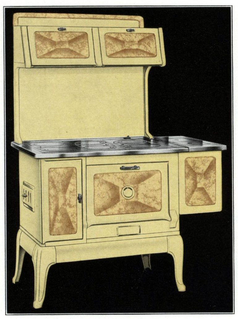 Can you imagine cooking on one of these gorgeous antique kitchen ranges ...