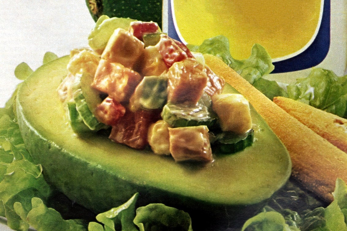 Avocado ham 'n egg salad (1973) - Click Americana