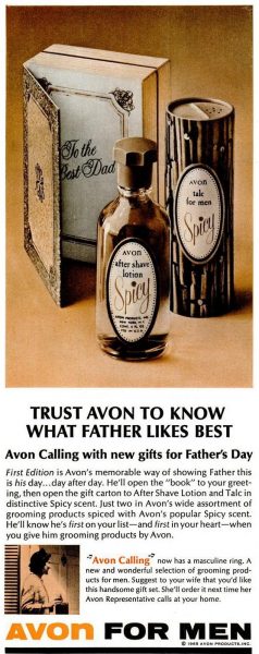Vintage gift sets for men from the 1950s & 60s: After-shave, cologne ...