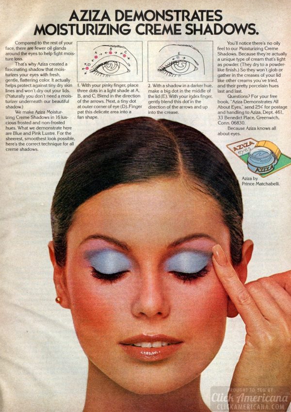 Blue eyeshadow: The good, the bad & the ugly vintage makeup - Click ...