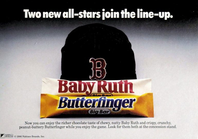 Baby Ruth candy bars & chocolates, the way they used to be years ago ...