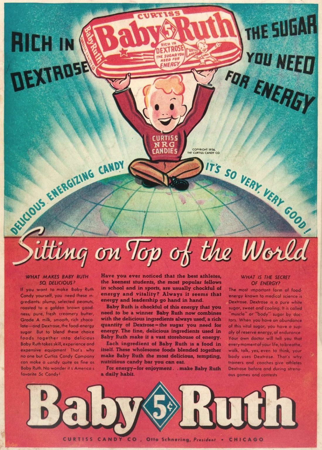 Baby Ruth candy bars & chocolates, the way they used to be years ago ...