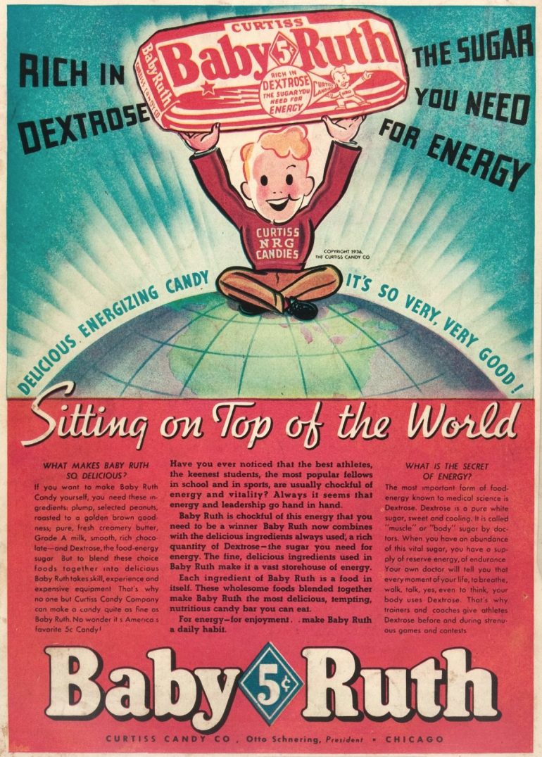 Baby Ruth candy bars & chocolates, the way they used to be years ago ...