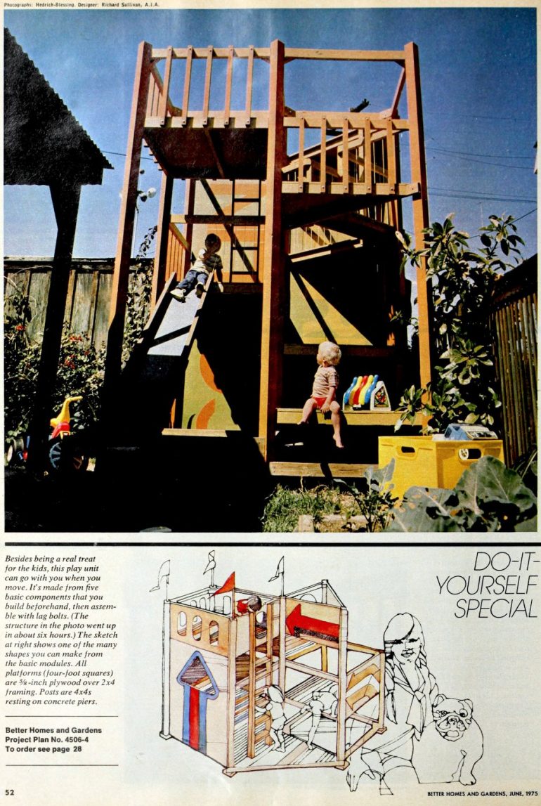 Vintage playhouses & forts: Old-fashioned fun for kids - Click Americana