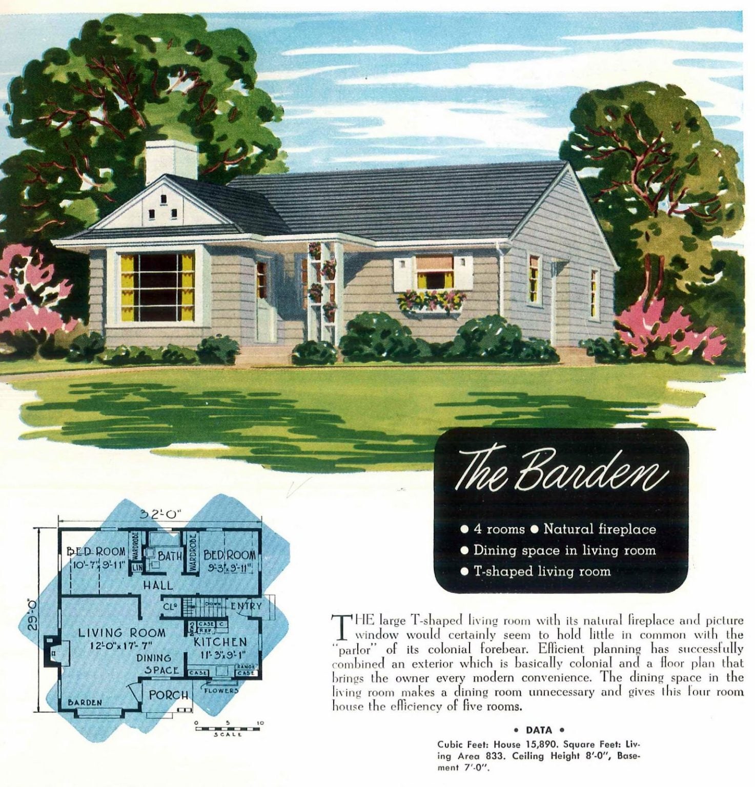 1940s house plans: These vintage starter home designs were small but ...