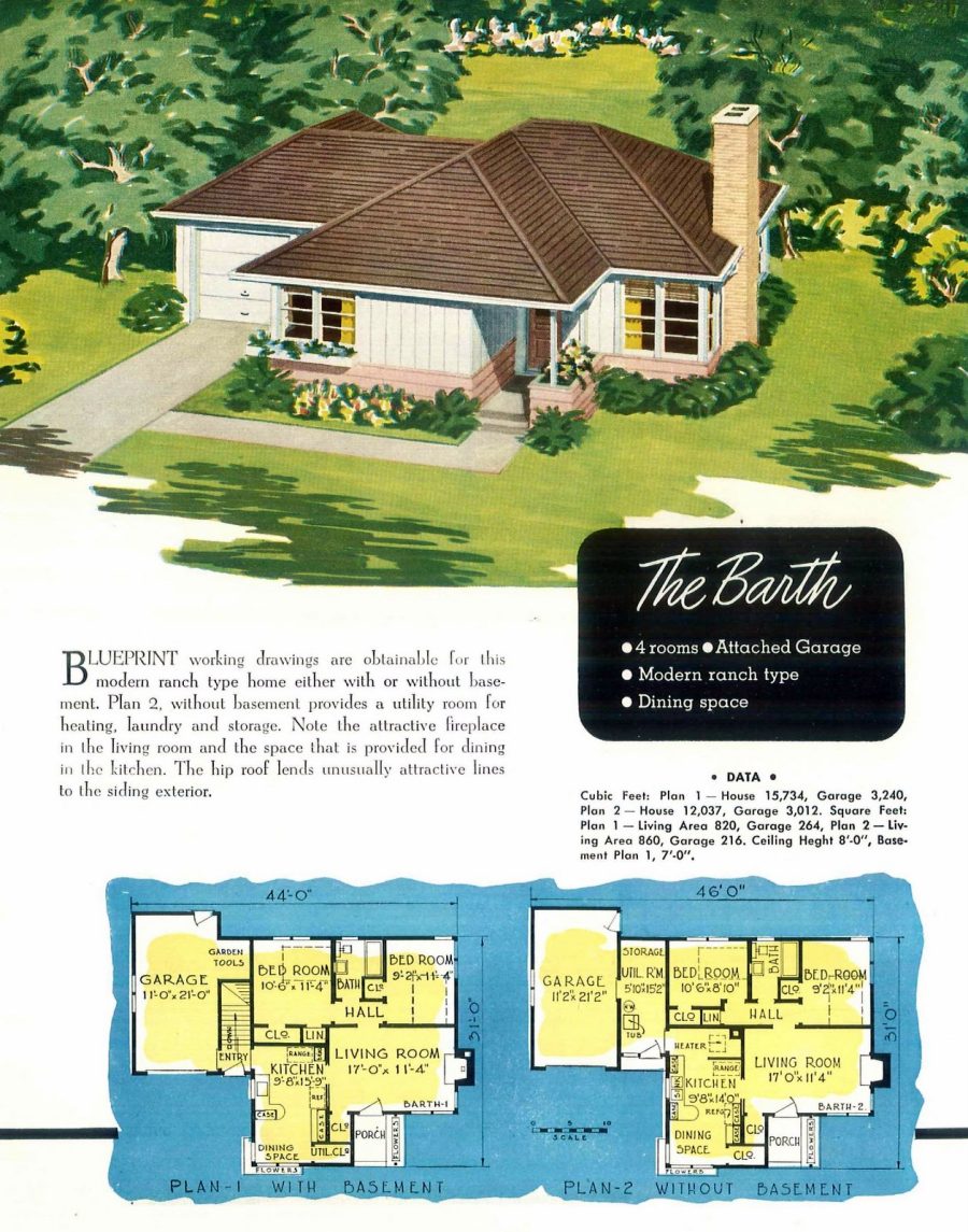 1940s house plans: These vintage starter home designs were small but ...