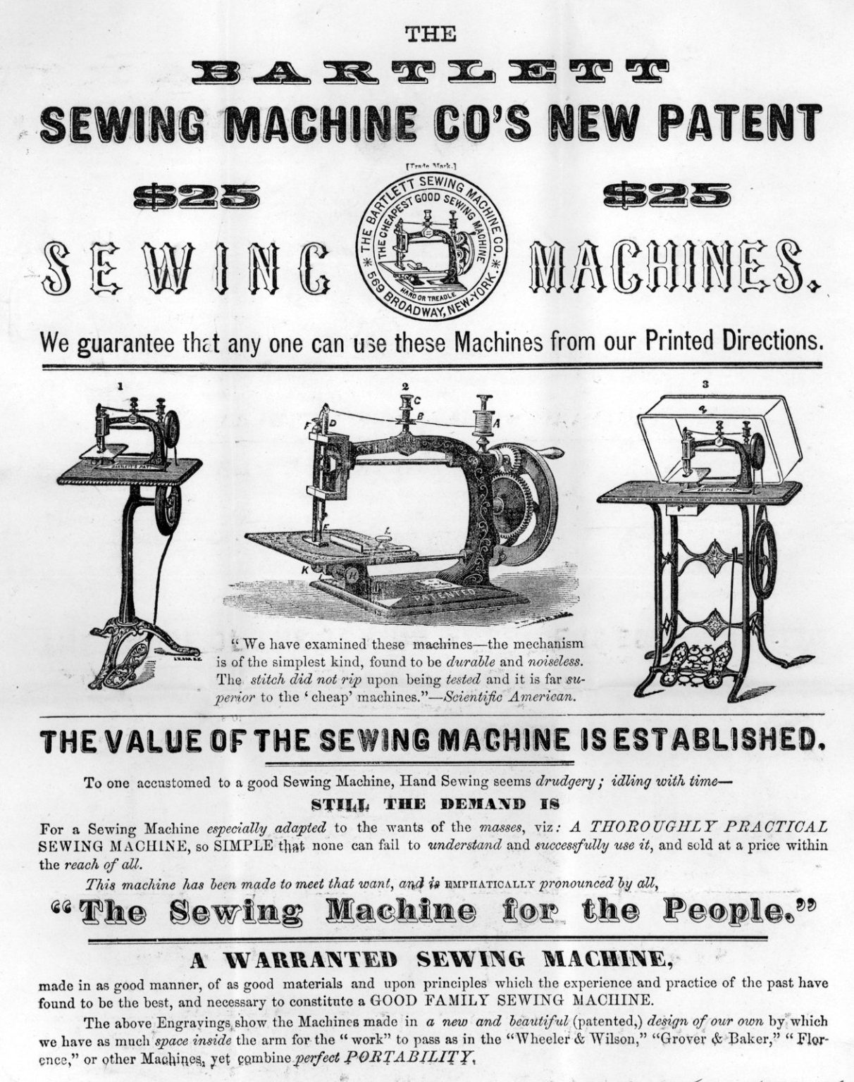Who invented the sewing machine? - Click Americana