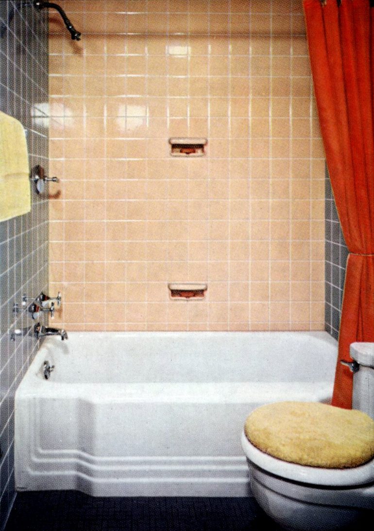 1950s bathroom tile: The bold pastel design era that transformed a ...