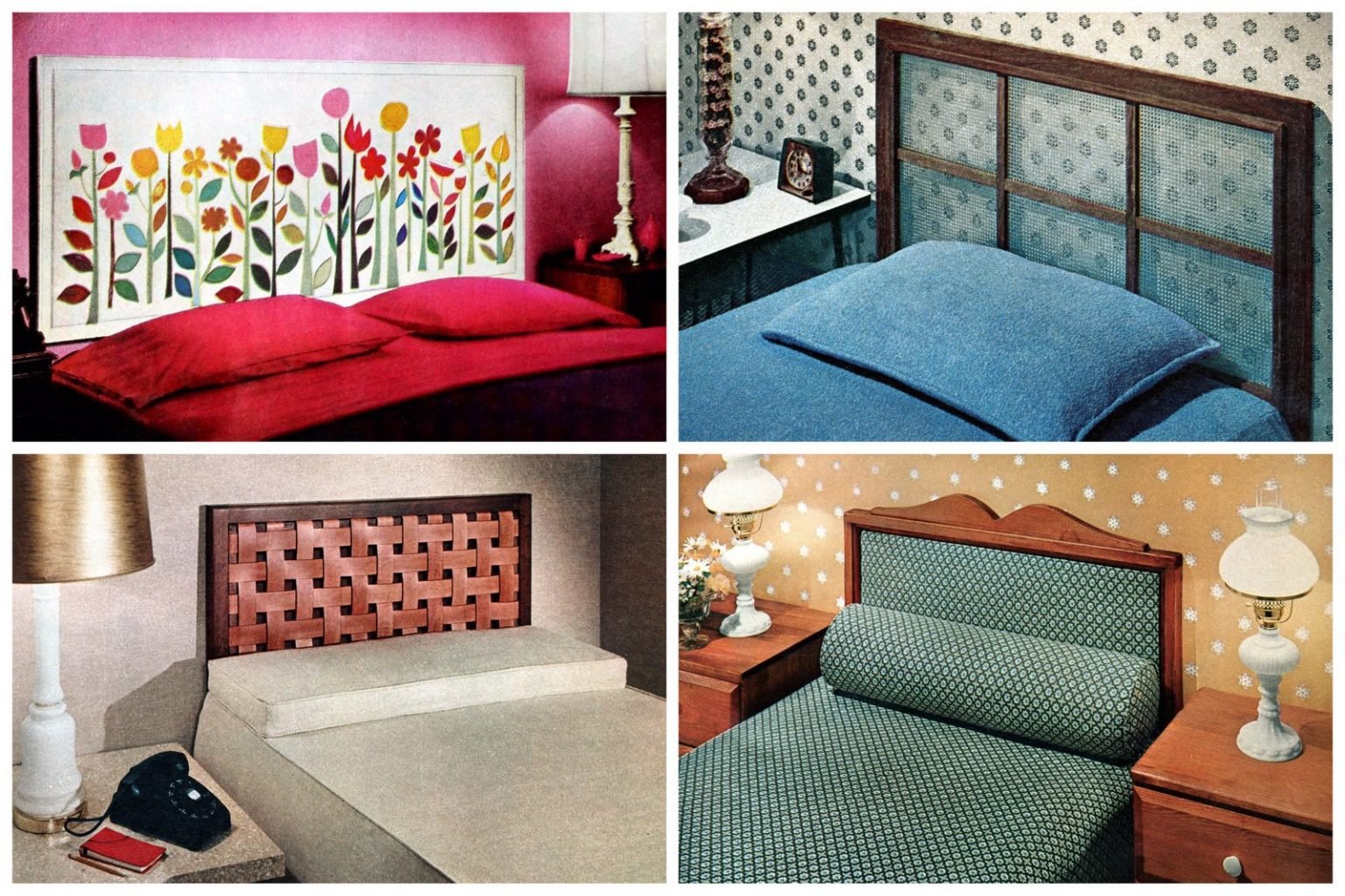 9 beautiful DIY headboards with a vintage look - Click Americana