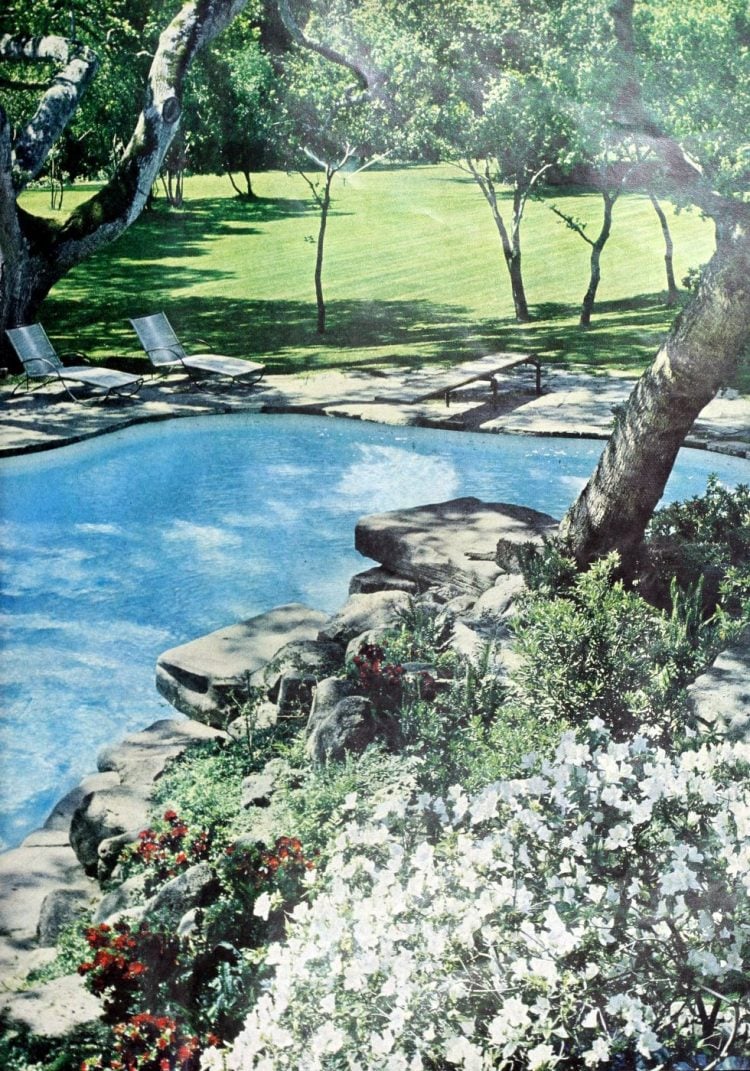 60 beautiful vintage in-ground swimming pool designs - Click Americana