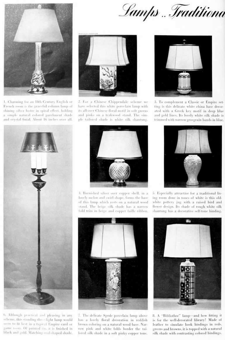 See 200 beautiful vintage table lamps from all through the 20th century ...
