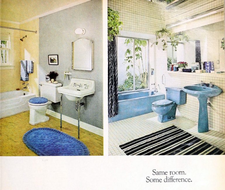 1980s bathroom decor & color schemes for that real retro look - Click ...