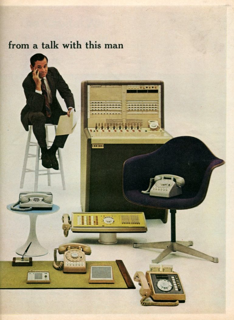 Old office telephone systems like these were big business back in the ...