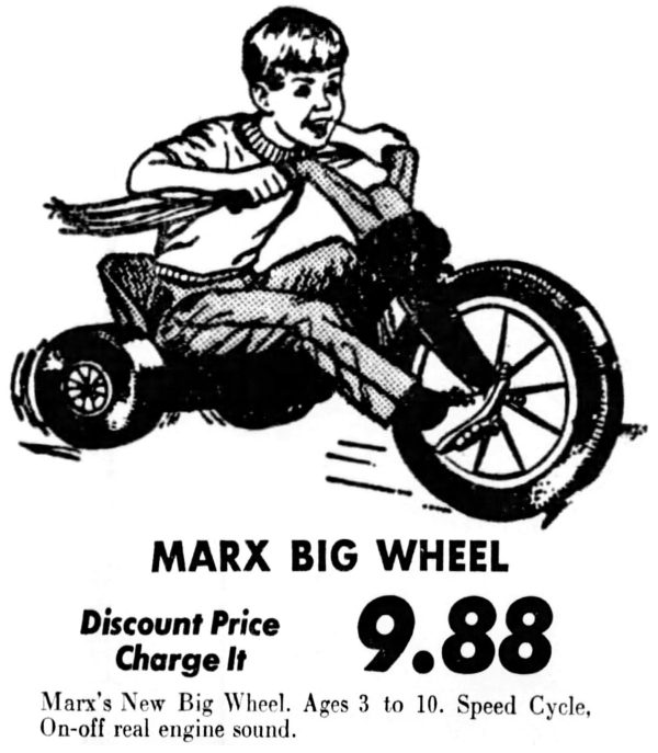 Vintage Big Wheel ride-on toys helped millions of kids move on from ...