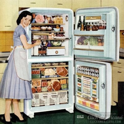 How to be a perfect '50s housewife: Love your refrigerator! - Click ...