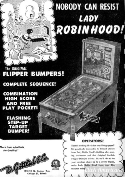 40 vintage pinball machines from the 1940s with wild features that ...