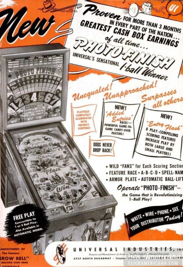 40 vintage pinball machines from the 1940s with wild features that ...