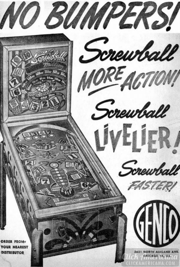 40 vintage pinball machines from the 1940s with wild features that ...