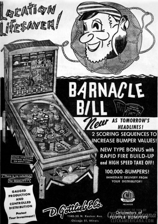 40 vintage pinball machines from the 1940s with wild features that ...