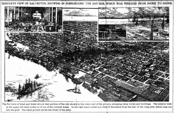 The Galveston Hurricane of 1900: See how the Texas city was destroyed ...