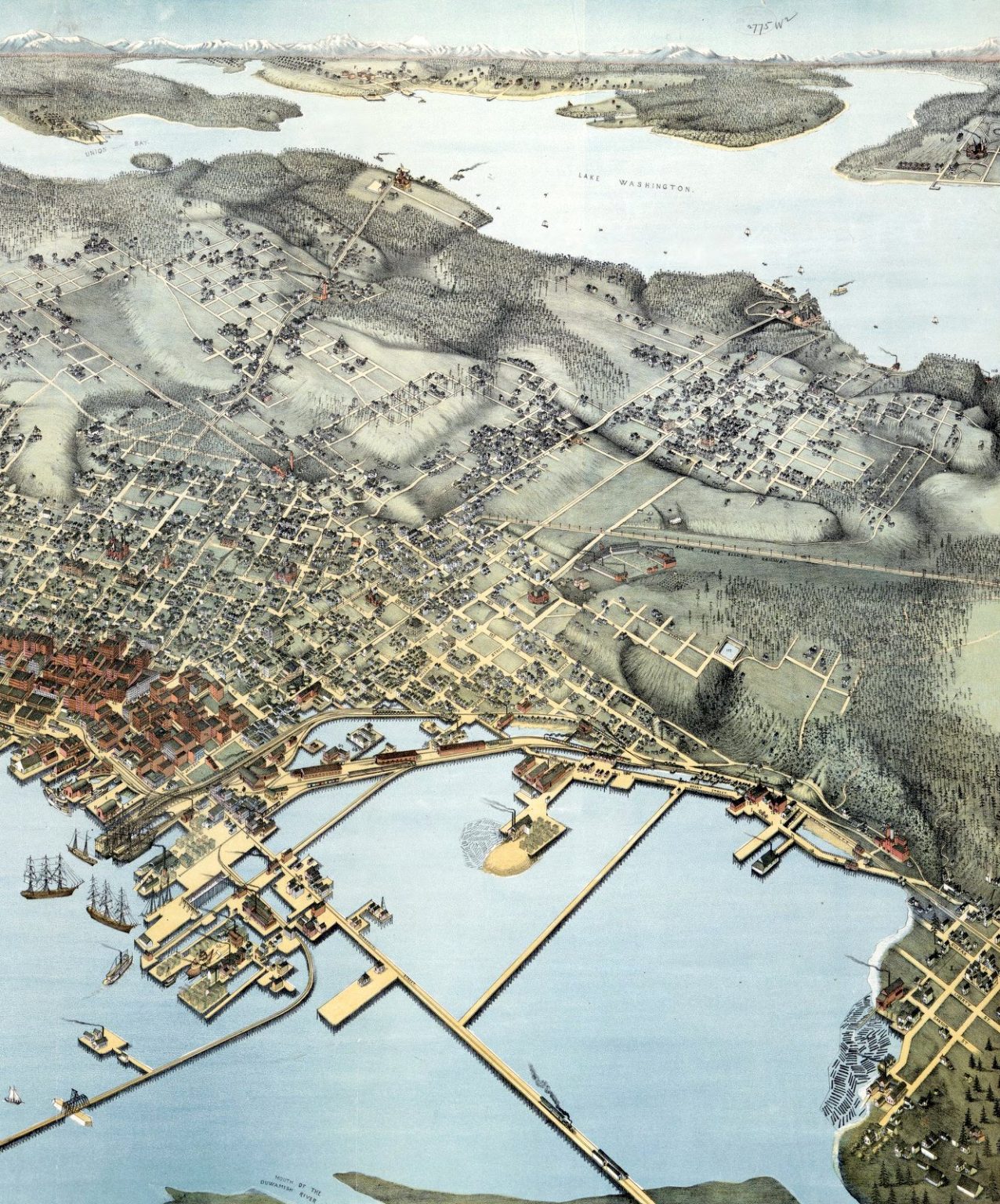 How the downtown Seattle skyline has changed over the past 150 years ...