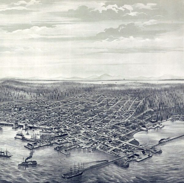 How the downtown Seattle skyline has changed over the past 150 years ...