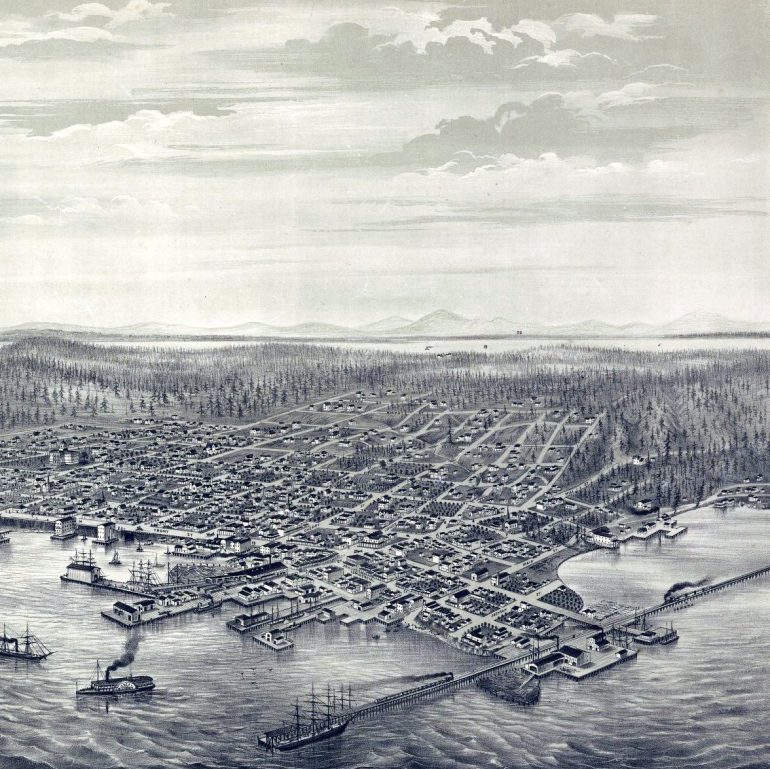 How the downtown Seattle skyline has changed over the past 150 years ...