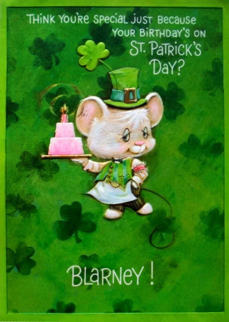 Retro rewind: Festive St Patrick's Day cards with that 1970s & 80s vibe ...