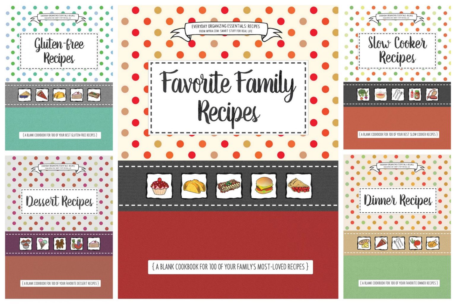 Finally, this blank cookbook comes complete with a page-by-page recipe ...
