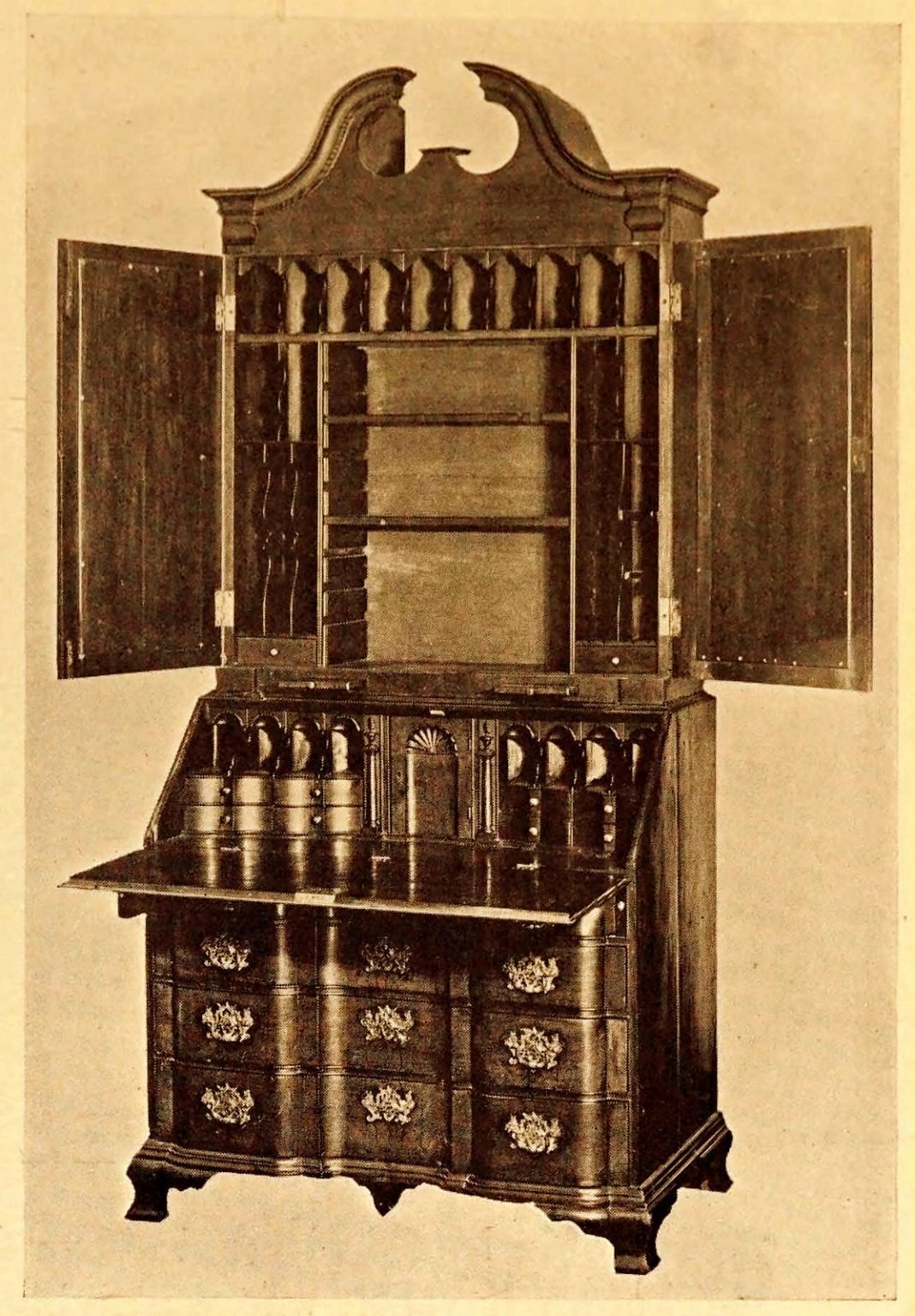 Antique secretary desks: See 30 examples of fancy & functional vintage ...