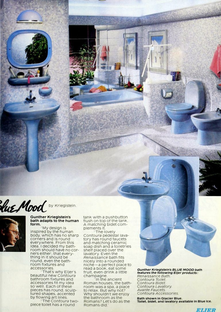 See 1980s bathroom decor & color schemes for that real retro look ...