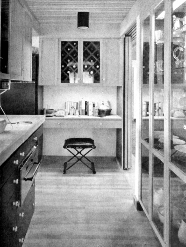 This blueberry blue kitchen offered the ultimate in convenience back in ...